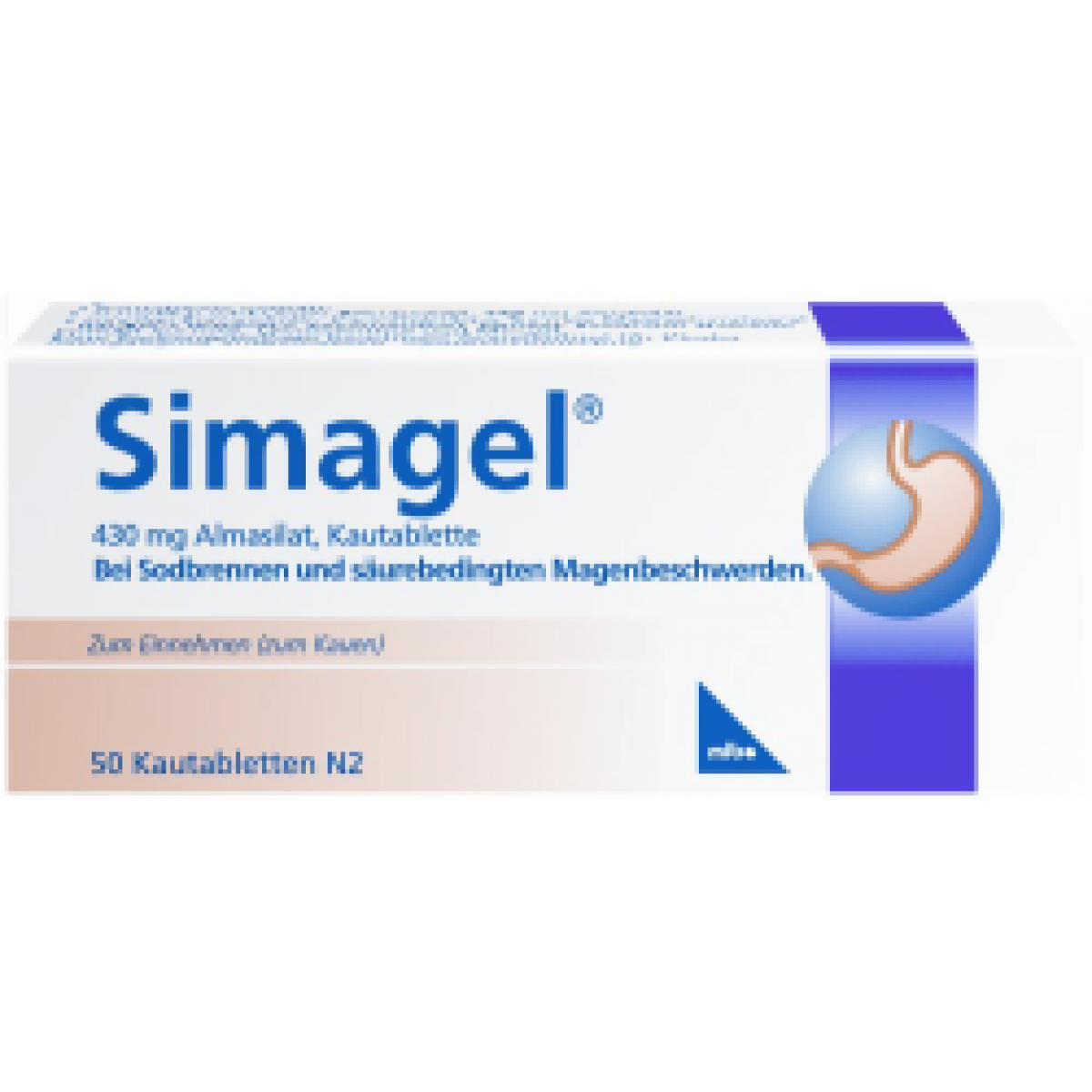 Simagel® 430 mg Kautabletten 50St - Sonnen-Apotheke